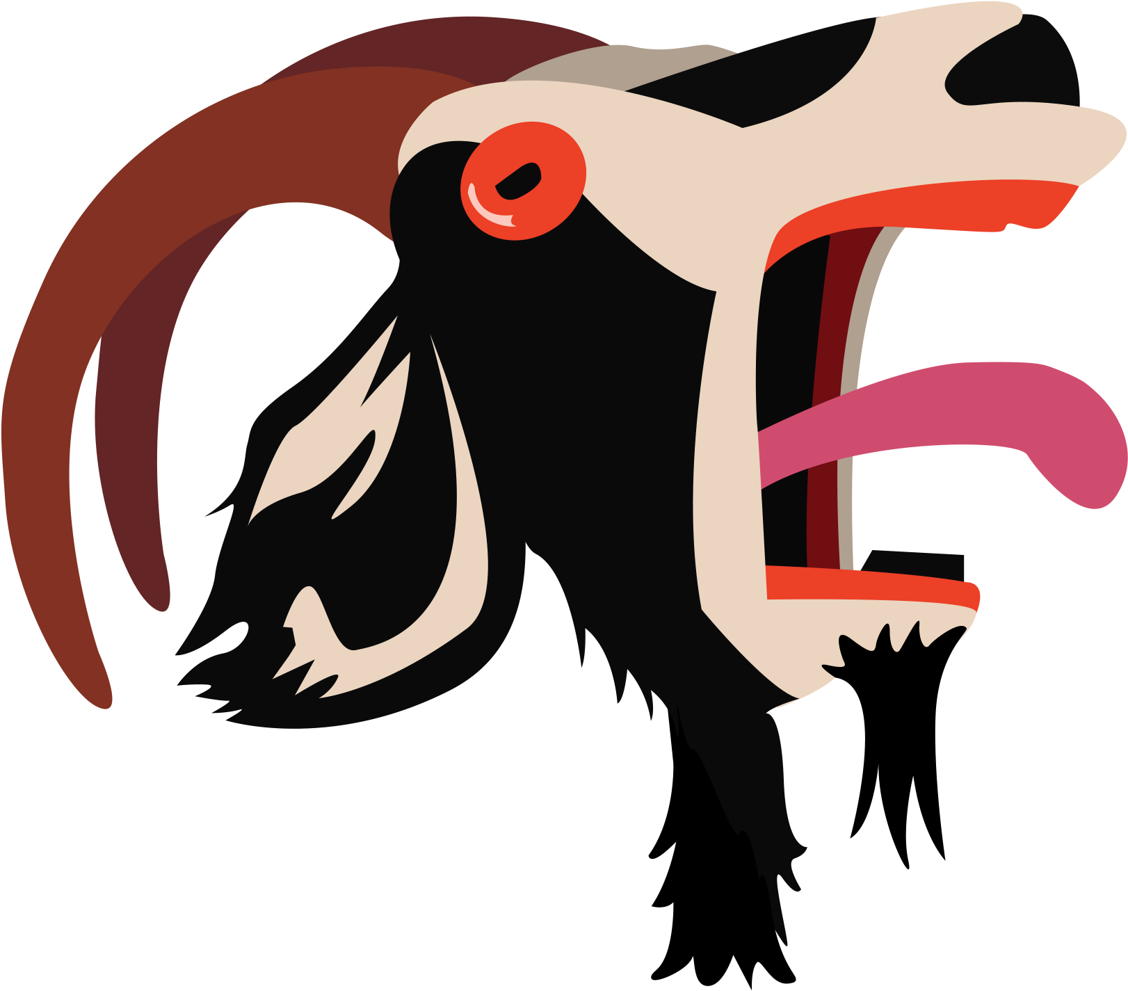 Download Colorlogo - Screaming Goat Clip Art PNG Image with No ...
