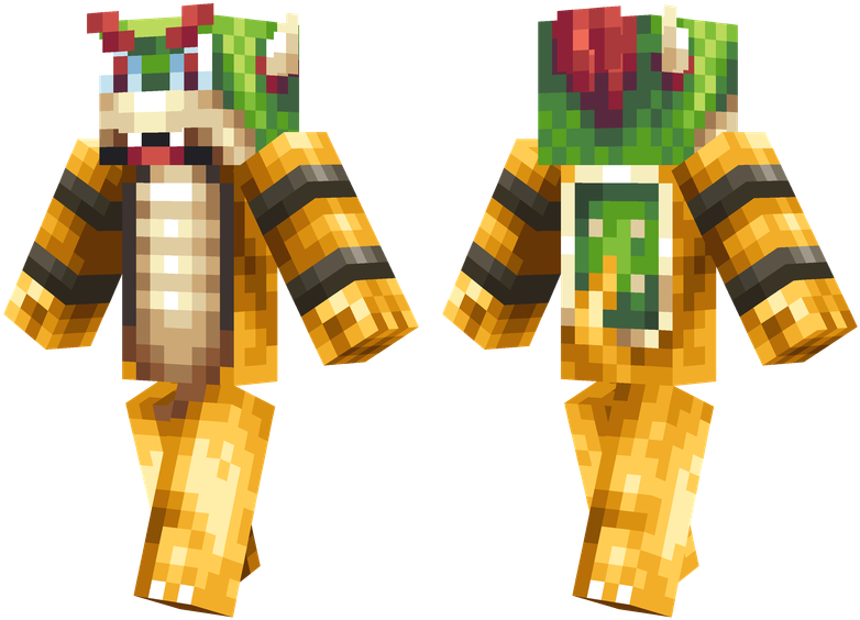 Download Bowser - Minecraft Bowser Skin PNG Image with No Background ...