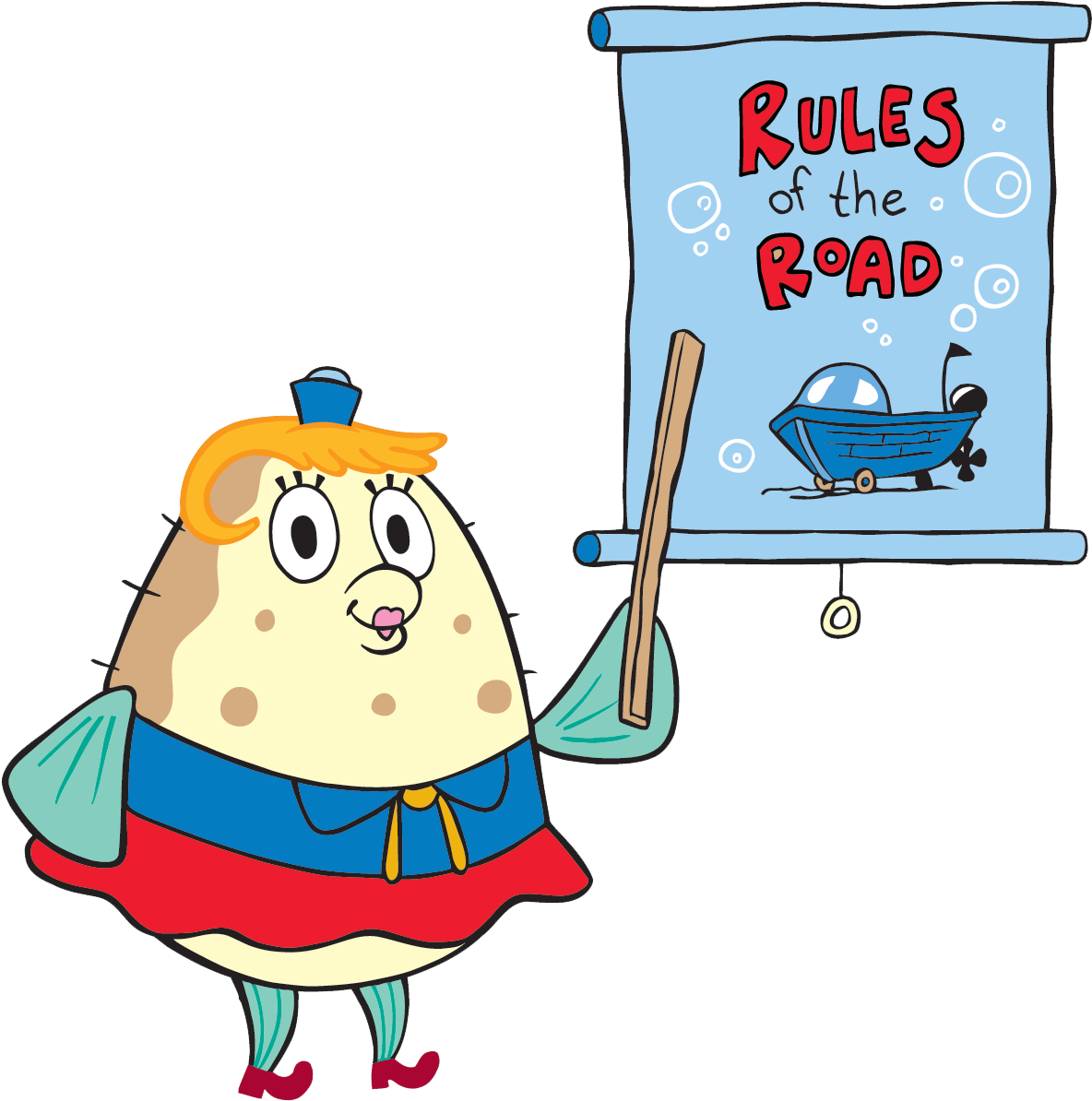 Character Clipart Spongebob - Mrs Puff Teaching - Free Transparent PNG ...