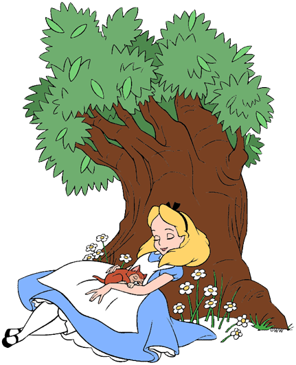 Download Alice, Dinah Sleeping - Alice In Wonderland Sleeping PNG Image ...