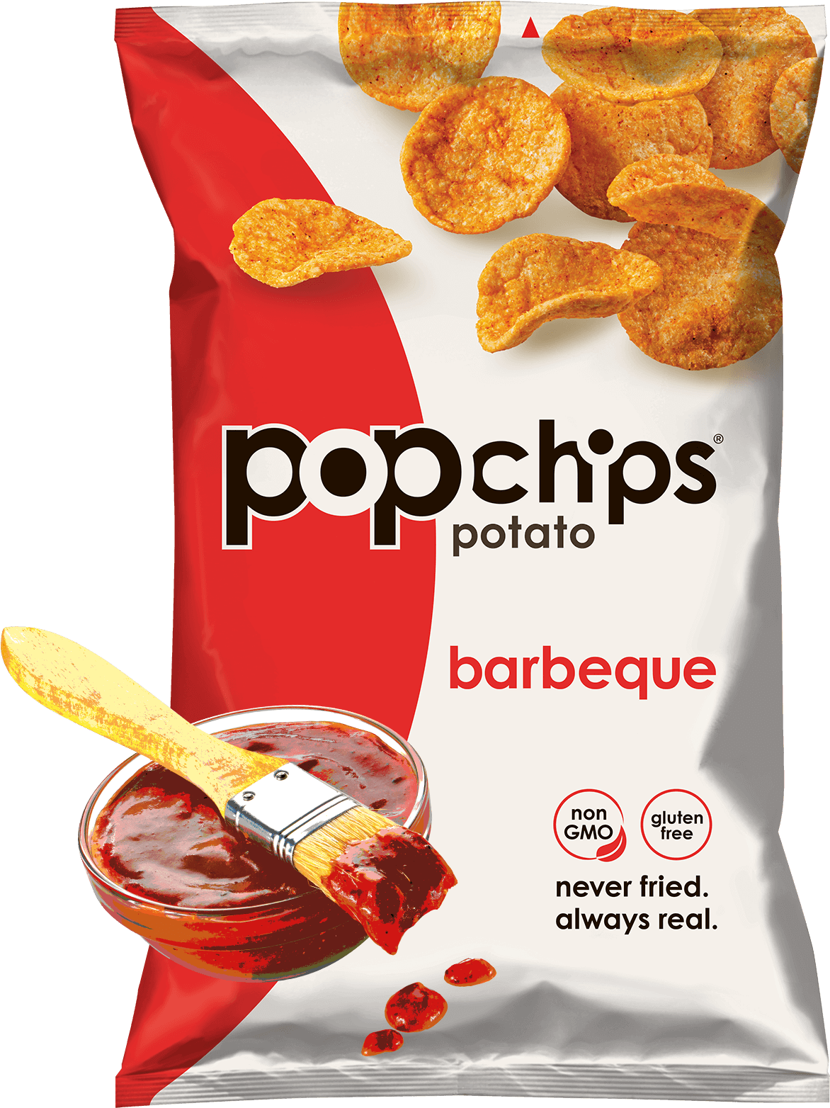 5oz Bag Of Barbeque Popchips - Pop Chips - Free Transparent PNG ...