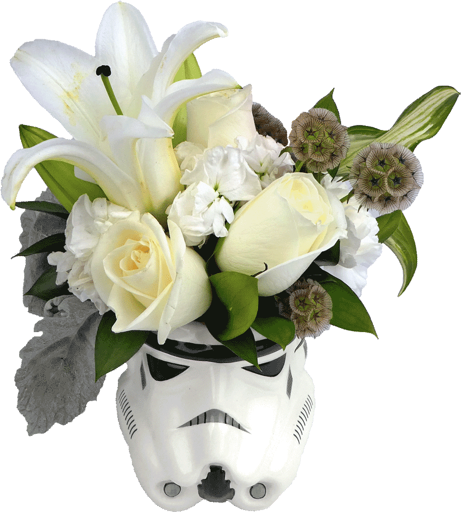 Download Star Wars Stormtrooper Flower Mug - Stormtrooper PNG Image ...