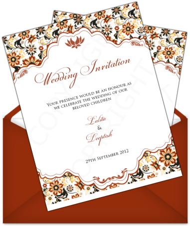 Download Indian Letter Style - Wedding Invitation Letter Style PNG ...