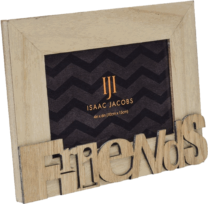 Isaac Jacobs Natural Wood Frame - - Isaac Jacobs Natural Wood ...