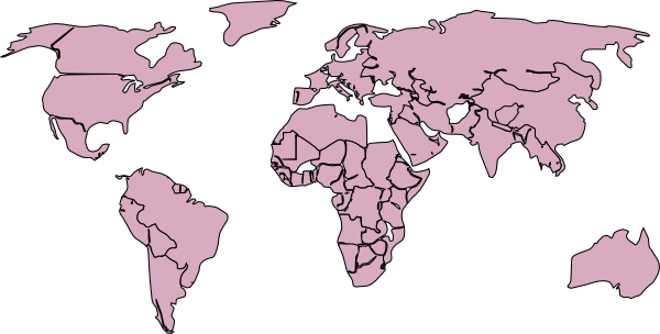 World Map White Background - Free Transparent PNG Download - PNGkey