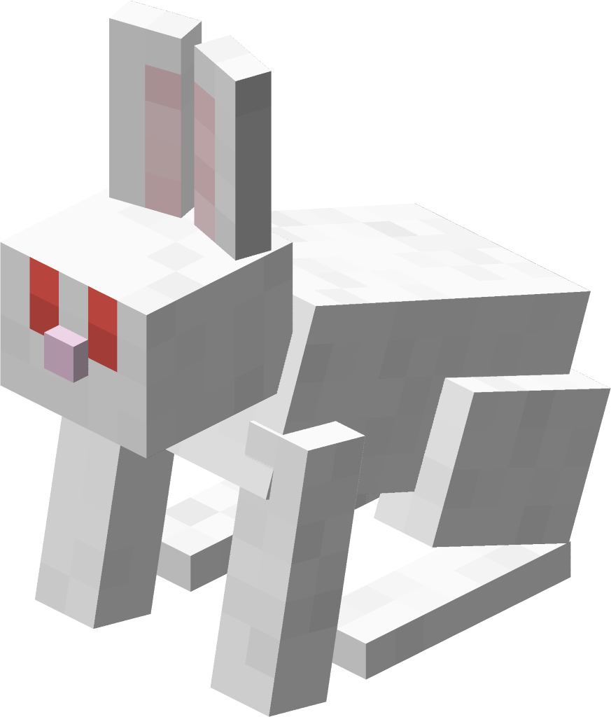 Orginal Rabbit - Killer Rabbit Minecraft - Free Transparent PNG ...