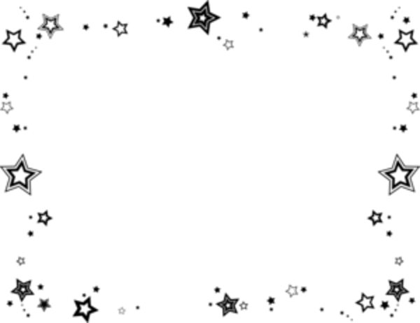Western Star Border Clipart - Transparent Star Border Clipart - Free ...