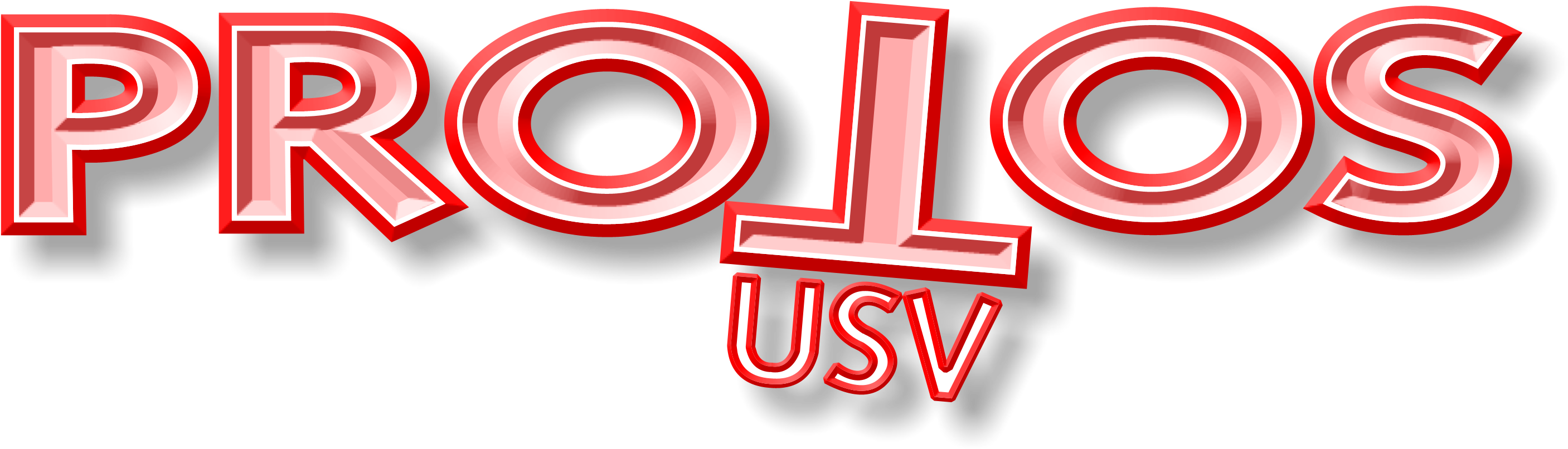 Download 3 Protos Logo Smooth 3d Rood Met Dropshadow - Usv Protos PNG ...