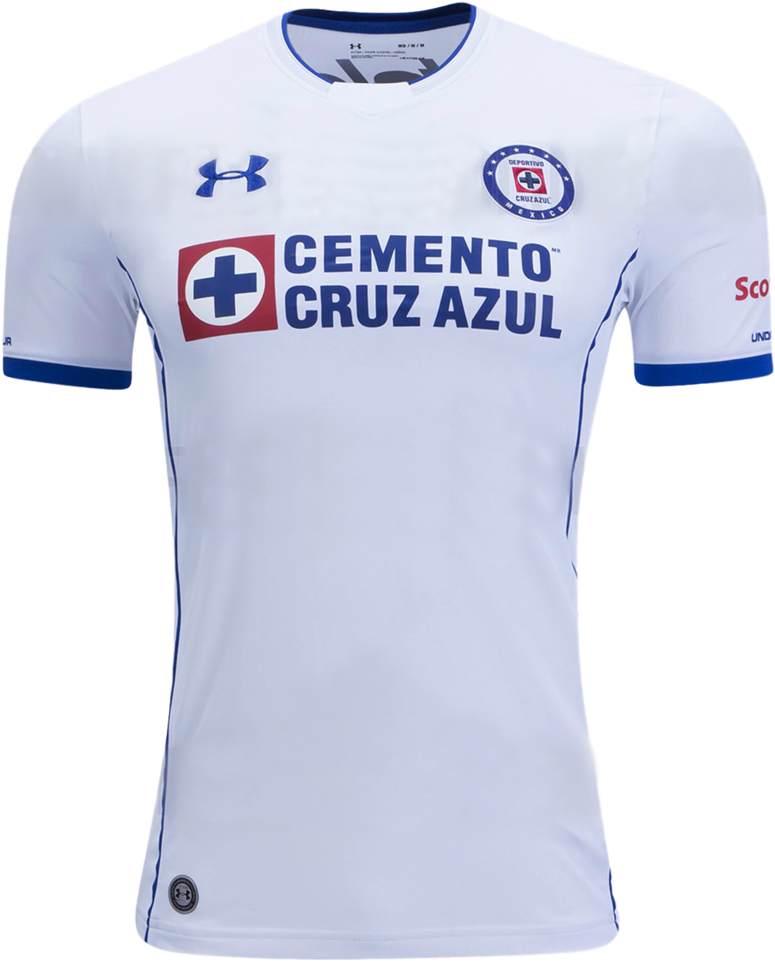 Download Cruz Azul 17/18 Away Jersey - Camisa Del Cruz Azul PNG Image ...