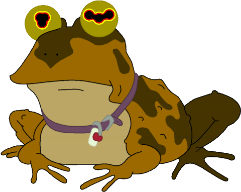 Hypnotoad - Futurama Frog Gif - Free Transparent PNG Download - PNGkey