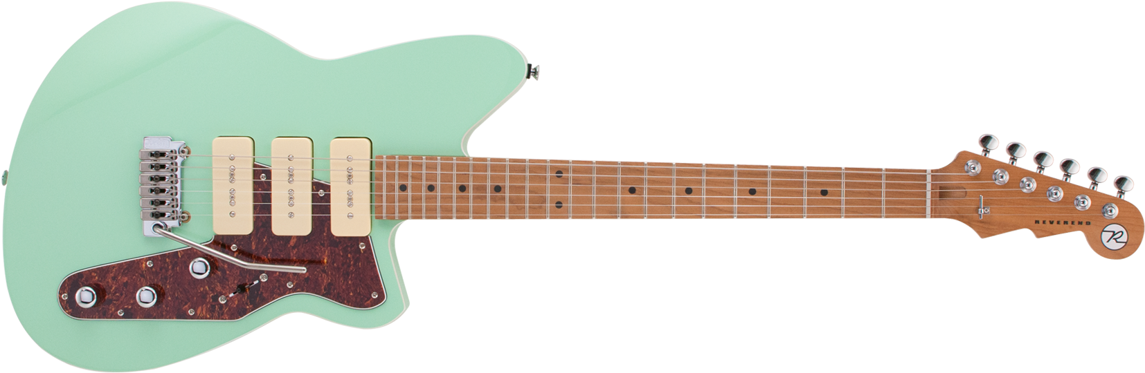 Download Reverend Guitars Double Agent Solid Body Electric Guitar PNG ...