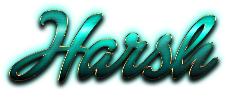 Harsh Name Logo Png - Calligraphy - Free Transparent PNG Download - PNGkey