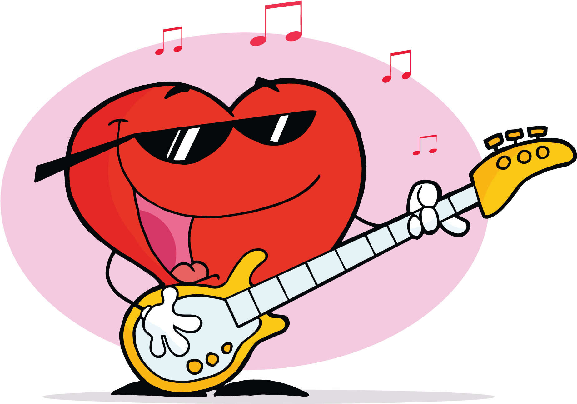 Download Top 94 Valentine Clip Art - Happy Valentines Day Guitar PNG ...