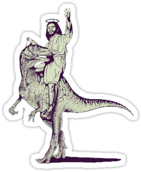 Jesus Riding Dinosaur Png - Free Transparent PNG Download - PNGkey