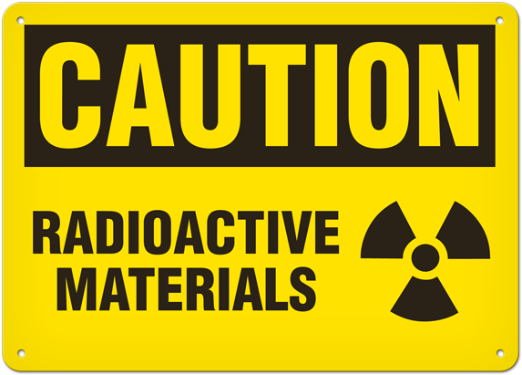 Safety Sign, Caution Radioactive Materials, Signs By - Caution ...