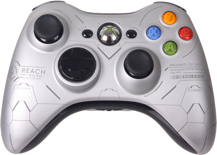 Download Halo 4 Controller - Unsc Xbox 360 Controller PNG Image with No ...