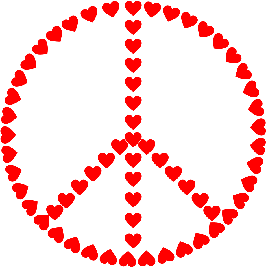 Download Peace Sign Love - Love And Peace Sign PNG Image with No ...