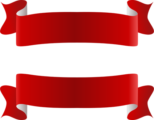 Red And White Ribbon Vector Image Public Domain Vectors - Ribbon Png ...