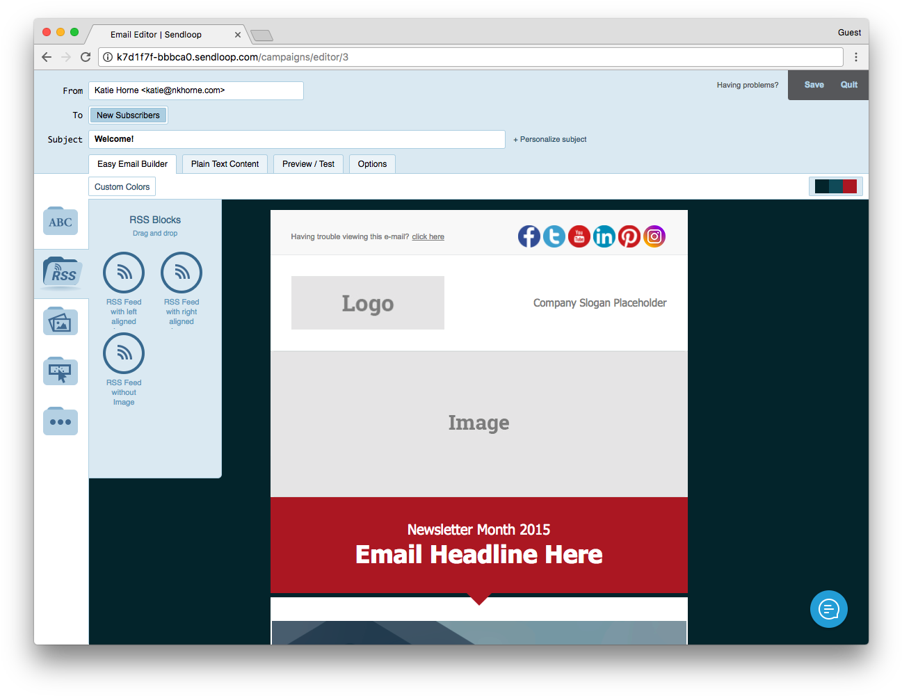 Download When Using One Of Sendloop's Ready To Use Email Templates ...