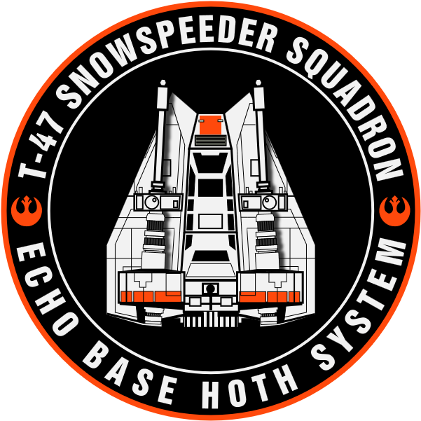 Download T-47 Snowspeeder Squadron Patch PNG Image with No Background ...