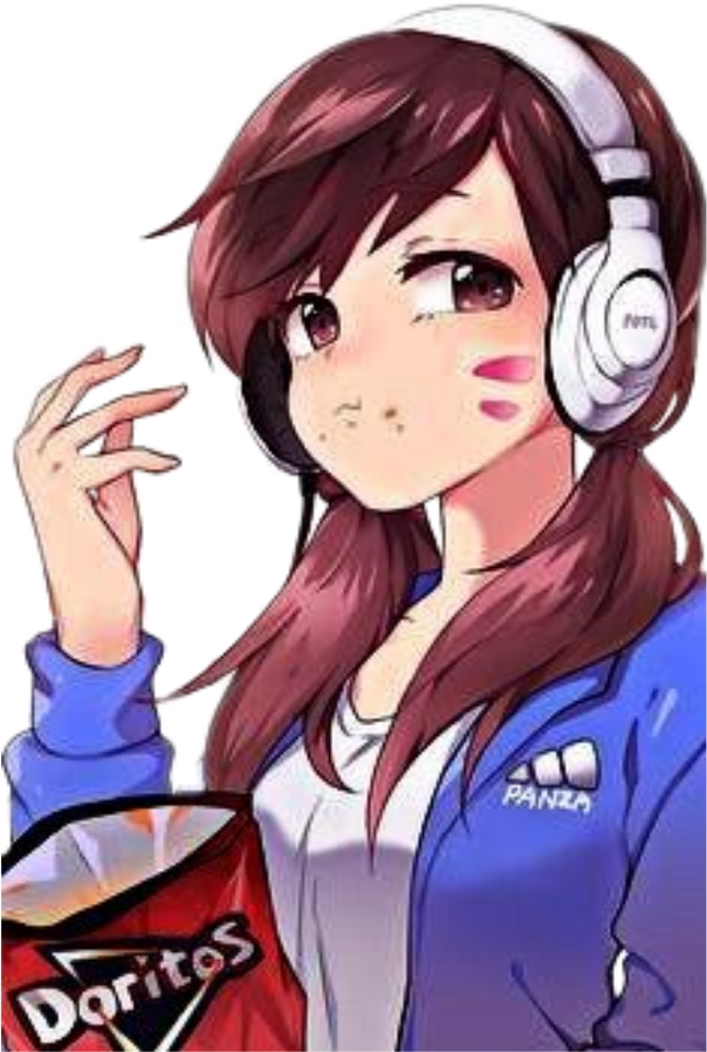 Dva Overwatchdva Overwatch Videogames Overlays Eraser - Simple D Va ...