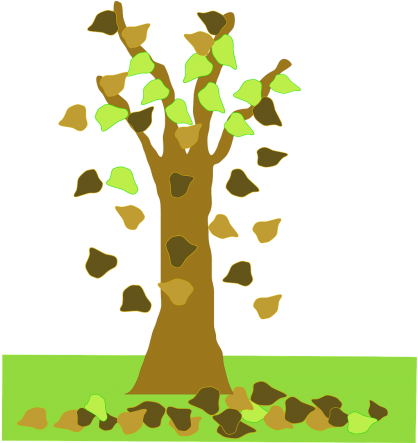 Leaves,season,free Vector Graphics - Animated Leaves Falling From Tree ...
