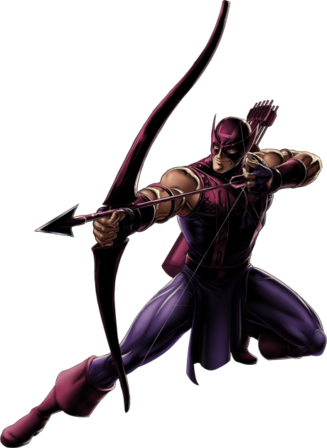 Download Hawkeye Right Portrait Art - Marvel Avengers Hawkeye PNG Image ...