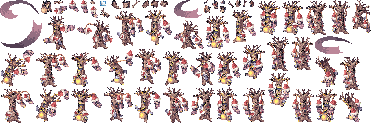 Decorated Evil Tree Xm Tree - Cartoon - Free Transparent PNG Download ...