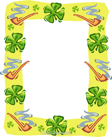 Patricks Day Vector Clipart Of A Border - Free Transparent PNG Download ...
