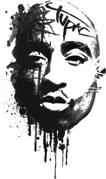 Sdk Mural Poster Mural Tupac 2pac Rapper Hip Hop 40x50 - Free ...