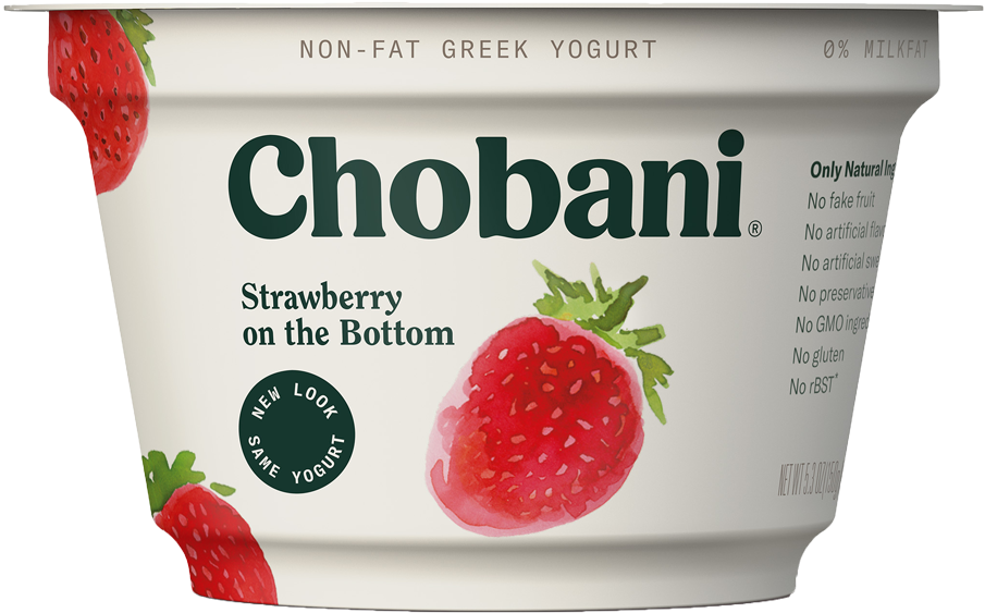 Download Chobani Yogurt - Logo - Chobani Fruit On The Bottom PNG Image ...