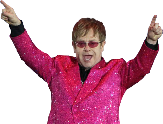 Download Elton John Transparent Png Image - Elton John No Background ...
