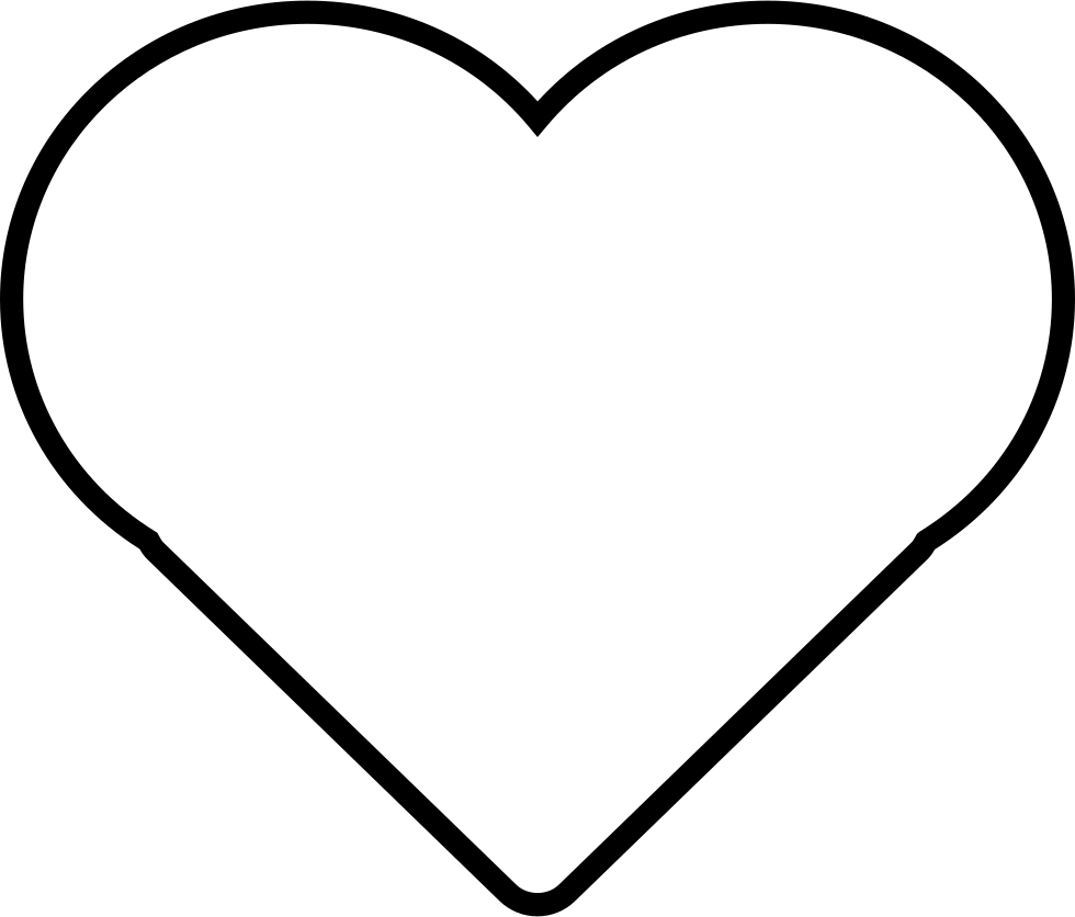 Download Big Heart - - Heart Coloring Page PNG Image with No Background ...