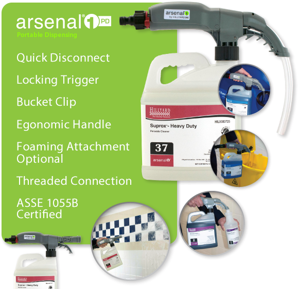 Download Arsenal 1 Portable Dispenser - Hillyard Arsenal 1 37 Suprox ...
