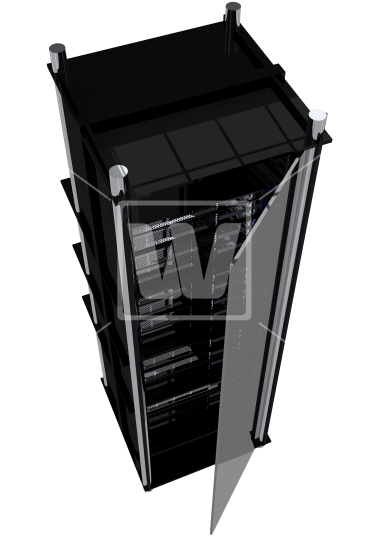 Server Rack Tower - Modern Server Rack - Free Transparent PNG Download ...