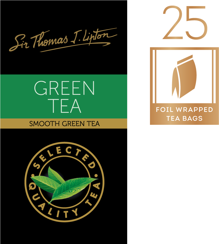 Download Sir Thomas J Lipton Green Tea PNG Image with No Background ...