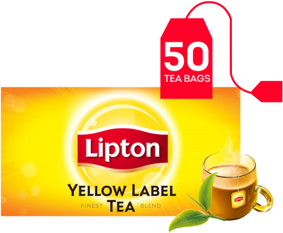 Lipton Yellow Label Tea - Free Transparent PNG Download - PNGkey