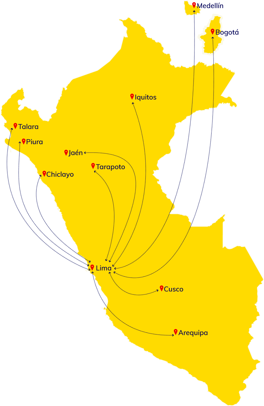 Mapa Perú - Map Of Peru With The Capital Lima - Free Transparent PNG ...