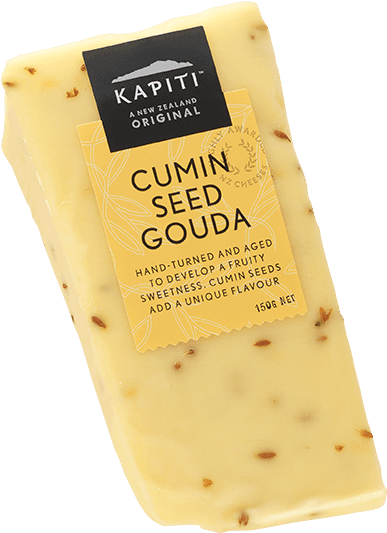 Download Kāpiti Cumin Seed Gouda Cheese - Kapiti Ice Cream PNG Image ...