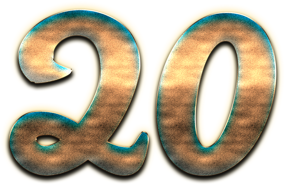 20 Number Design Png - Number 100 Transparent - Free Transparent PNG ...