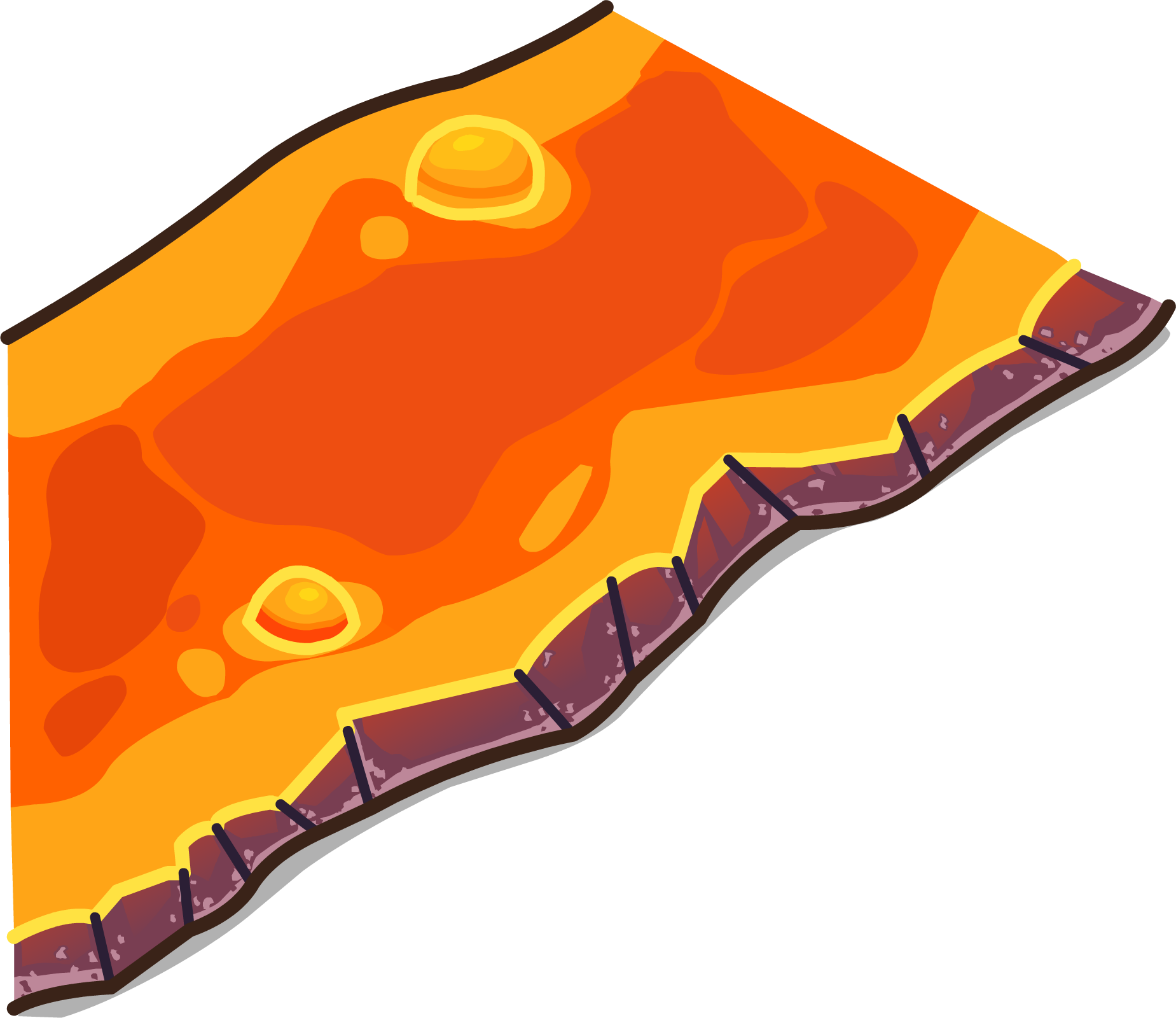 Download Lava Flow Sprite 004 - Lava Clipart Png PNG Image with No ...