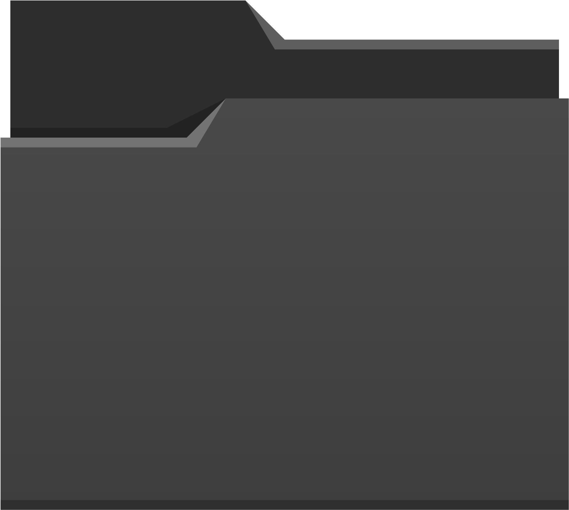 Download Open - Black File Folder Png PNG Image with No Background ...