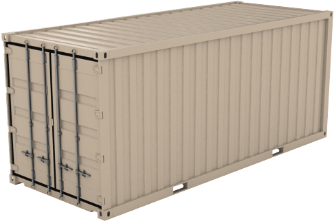 Download 20' Standard Shipping Container Icon - Cargo Container Box PNG ...