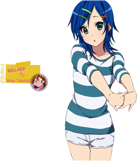 Download Anime Girl Render - Render Anime Ice Girl PNG Image with No ...