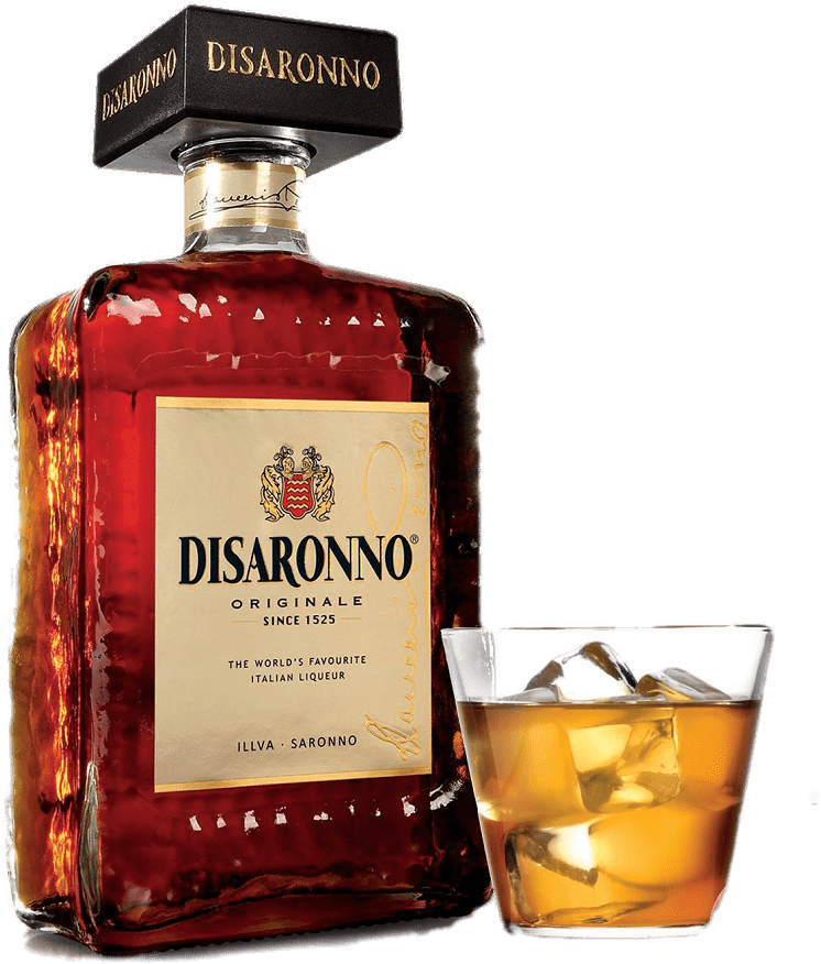 Download Disaronno Bottle And Glass - Disaronno Originale Italian ...