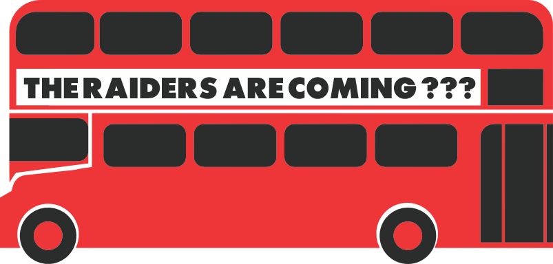 Download The London Raiders - Bus PNG Image with No Background - PNGkey.com