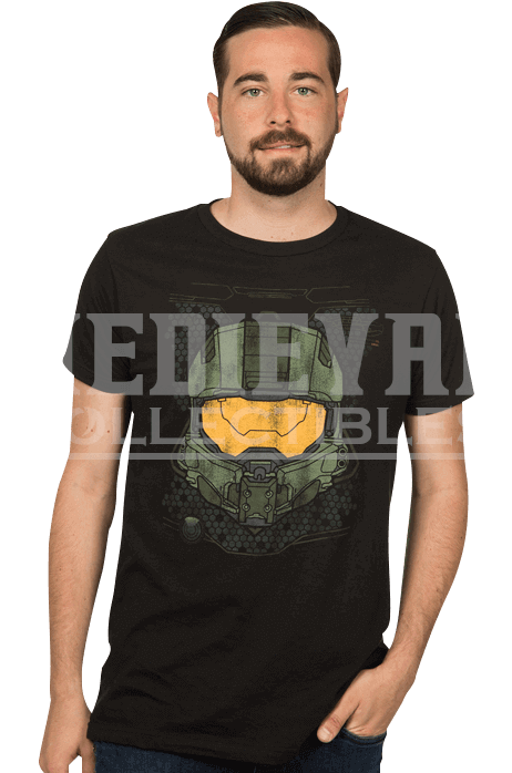 Download Halo Master Chief Hud T-shirt PNG Image with No Background ...