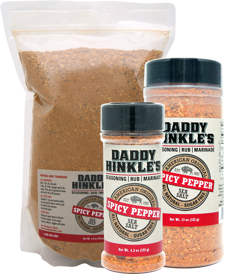 Download Sugar Free Spicy Pepper Seasoning - 13oz Daddy Hinkle's Spicy ...