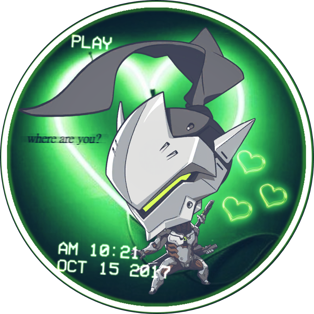Download Overwatch Genji Icon Ninja Overwatchicon - Cartoon PNG Image ...