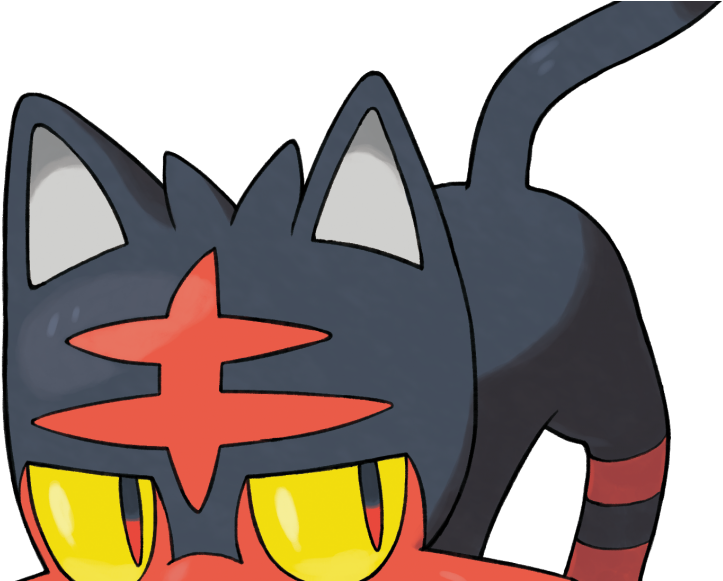 Litten-1068x580 - Pokemon Moon - Digital Download - Free Transparent ...